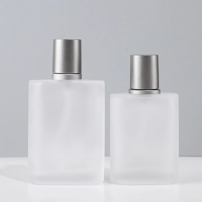 30ml 50ml 100ml Square Frosted Perfume Bottle Glass Split Bottle ...