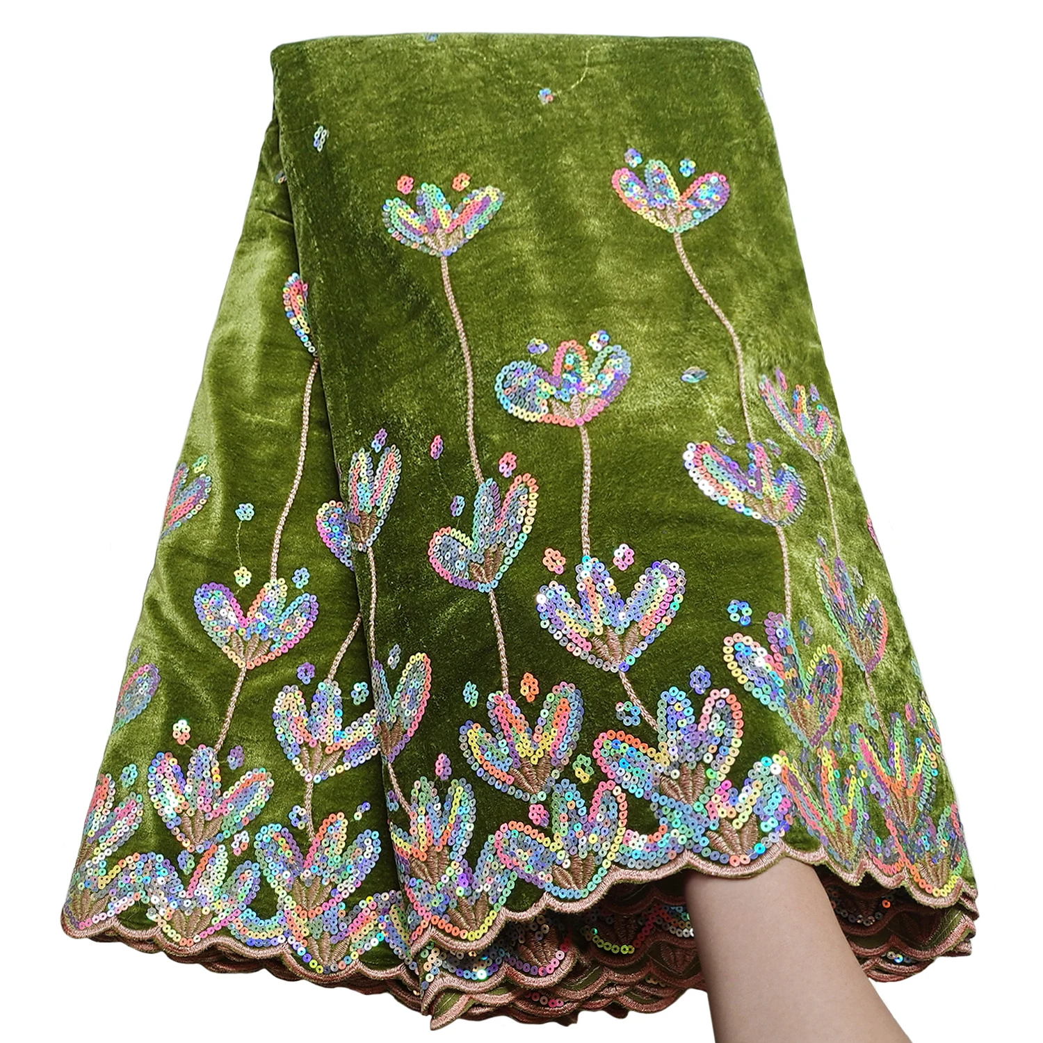 Bestway-Fashion-African-Velvet-Lace-Fabric-2024-High-Quality-Women-Party-Sequin-Embroidery ...