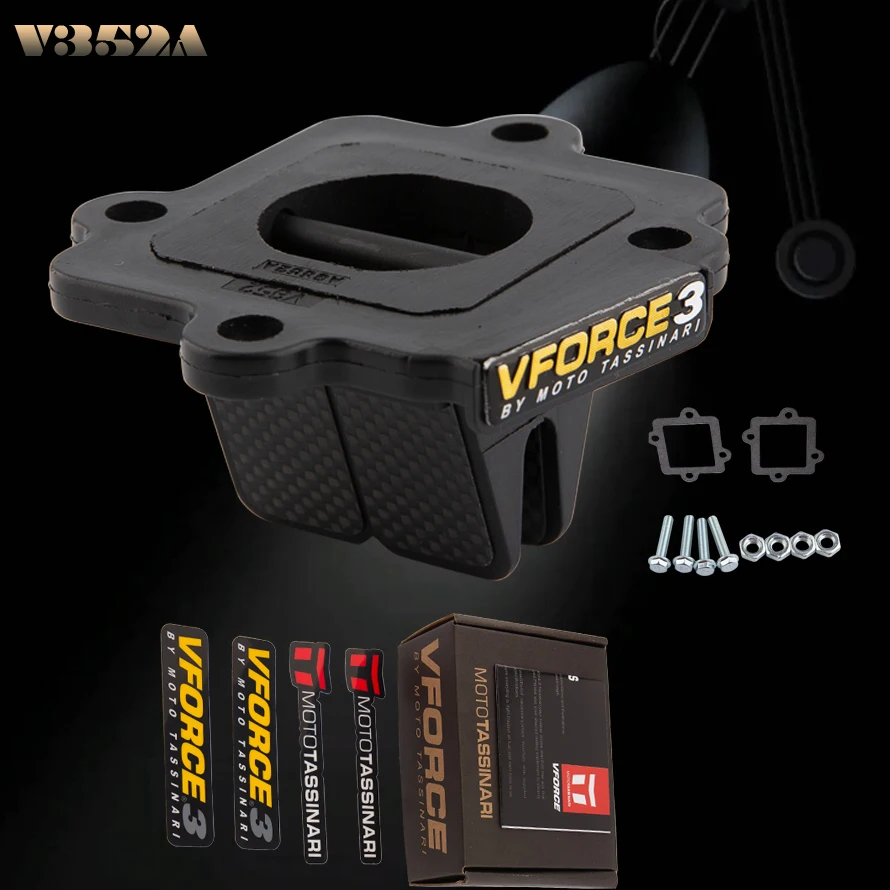 Motorcycle-high-quality-Reed-Valve-Assy-V-Force-V352A-Intake-Carbon ...