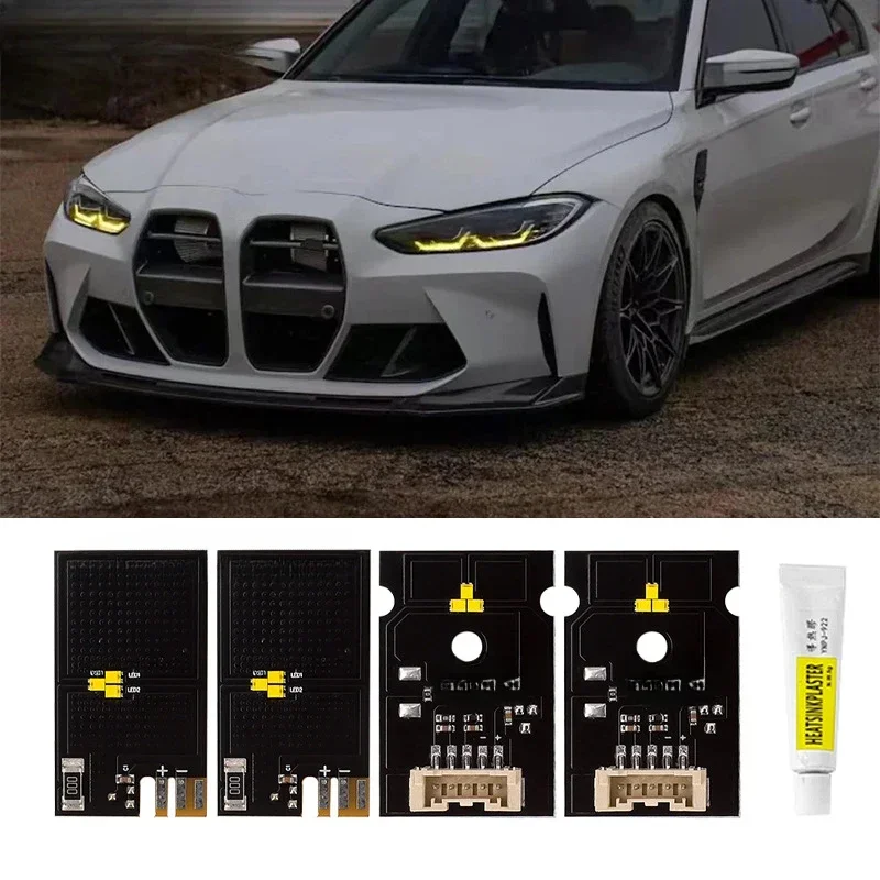 Suitable For BMW New 4 Series I4 G22 G23 G26 425i CSL DRL Golden Eye ...