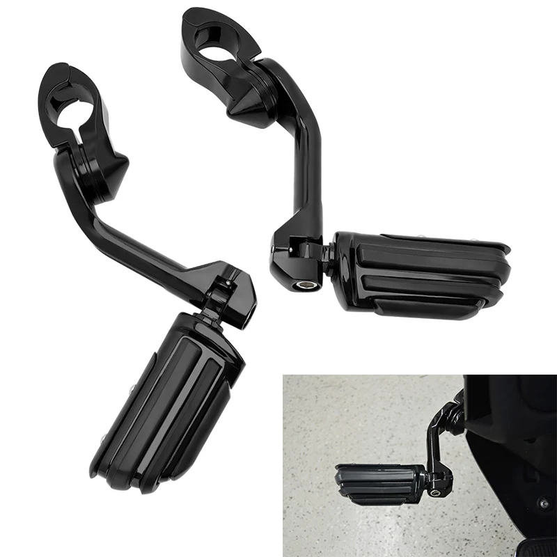 Foot-Pegs-Motorcycle-1-1-4-32mm-Foot-Rest-Highway-Engine-Guard-Mount ...