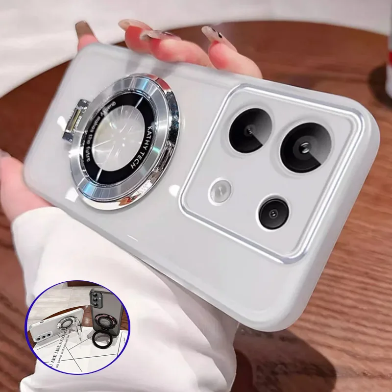 Note-40-Magsafe-Magnetic-Stand-Holder-Silicone-Case-on-for-Funda ...