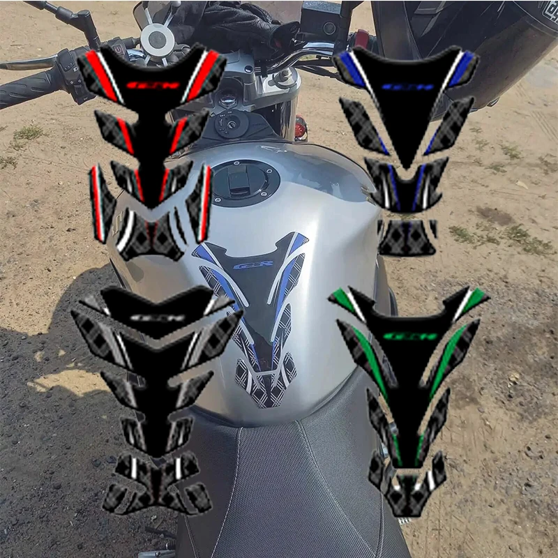 For Suzuki GSR GSR250 GSR400 GSR600 GSR750 3D tank pad protector for ...
