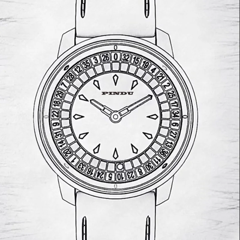 Reloj-mec-nico-con-esfera-giratoria-para-hombre-cron-grafo-autom-tico ...