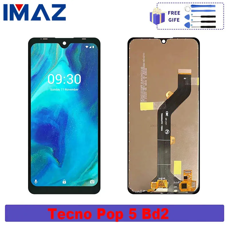 6.1inch Lcd For Tecno Pop 5 Bd2 Bd3 Lcd Display Touch Screen Digitizer ...