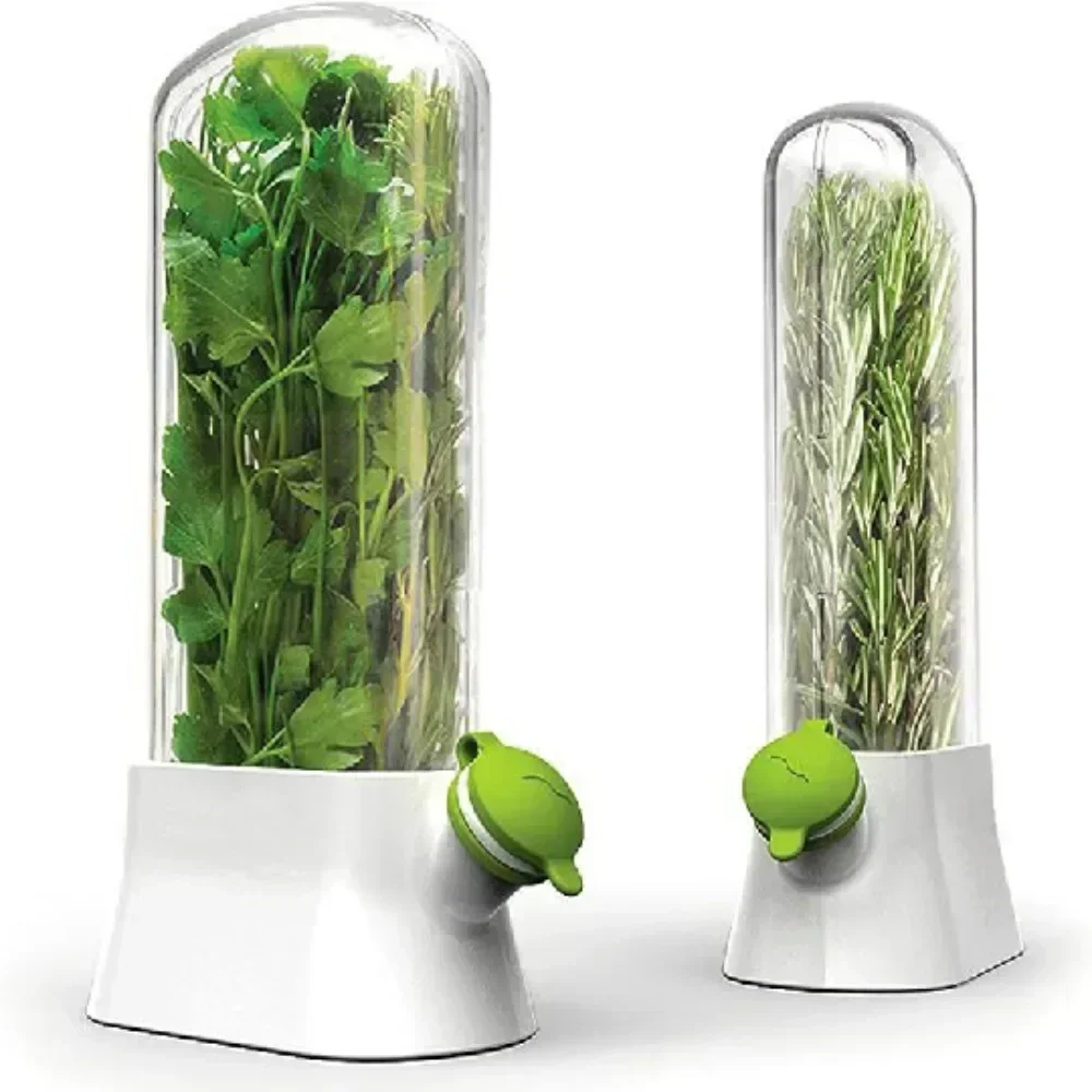 Fresh-Herb-Keeper-Vegetable-Preserving-Bottle-Herb-Saver-Storage ...