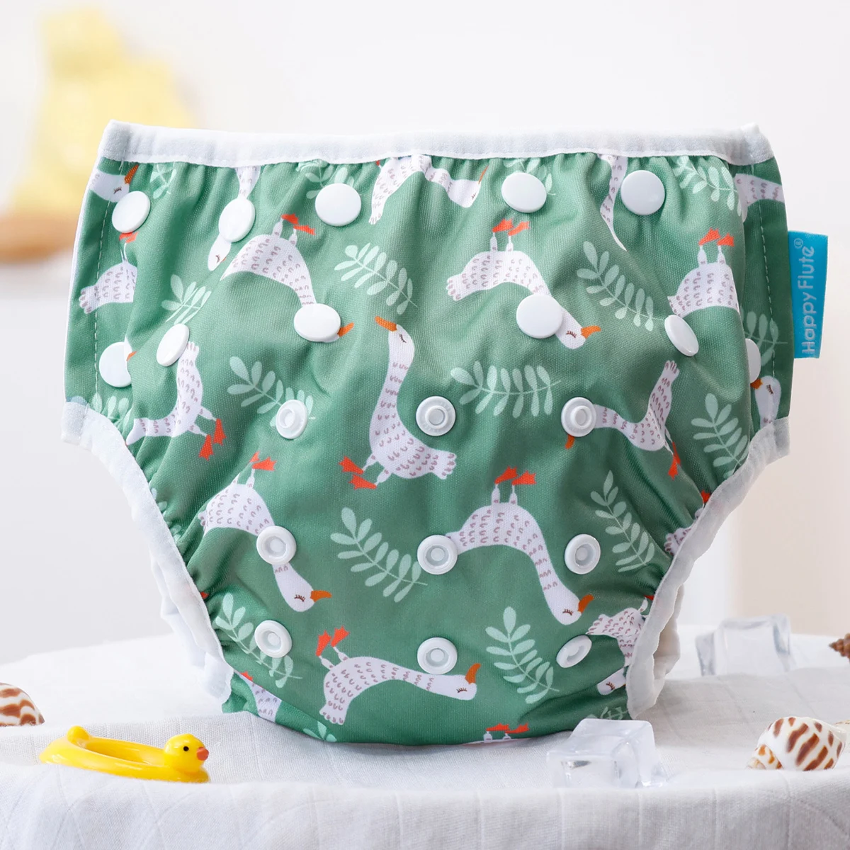 HappyFlute 1PCS Animal Prints Baby Waterproof Cloth Diapers Pool Pant ...