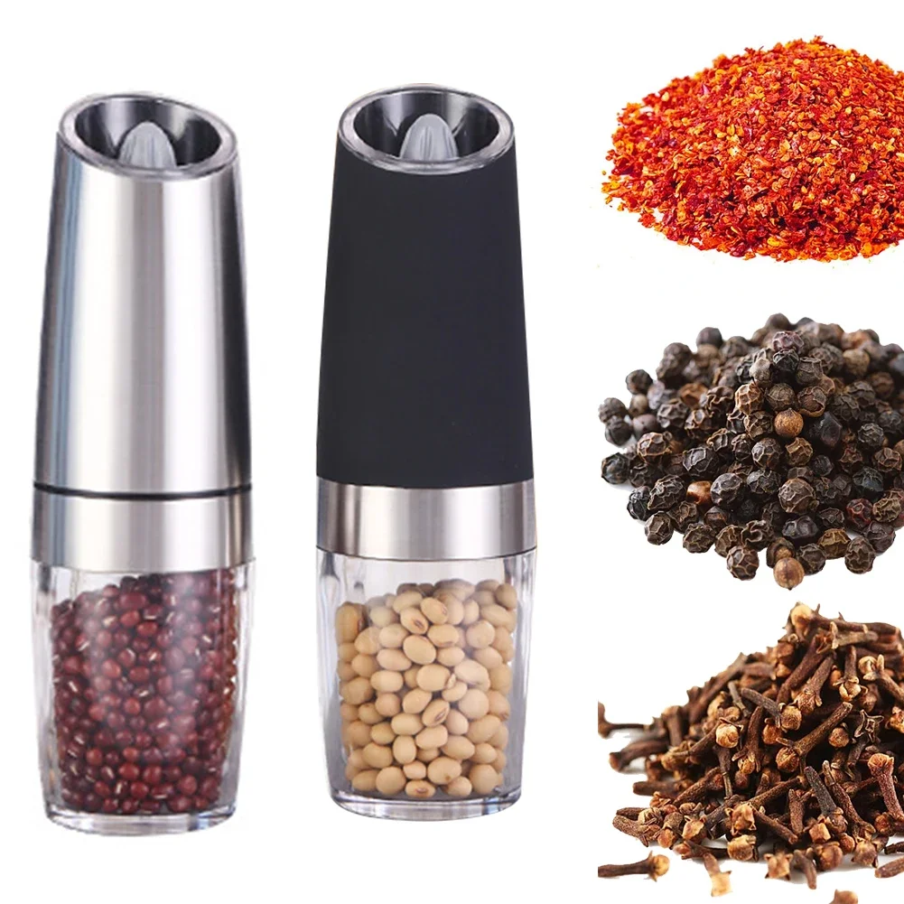 Gravity-Electric-Salt-Pepper-Grinder-Set-Gravity-Automatic-Spice-Mill ...