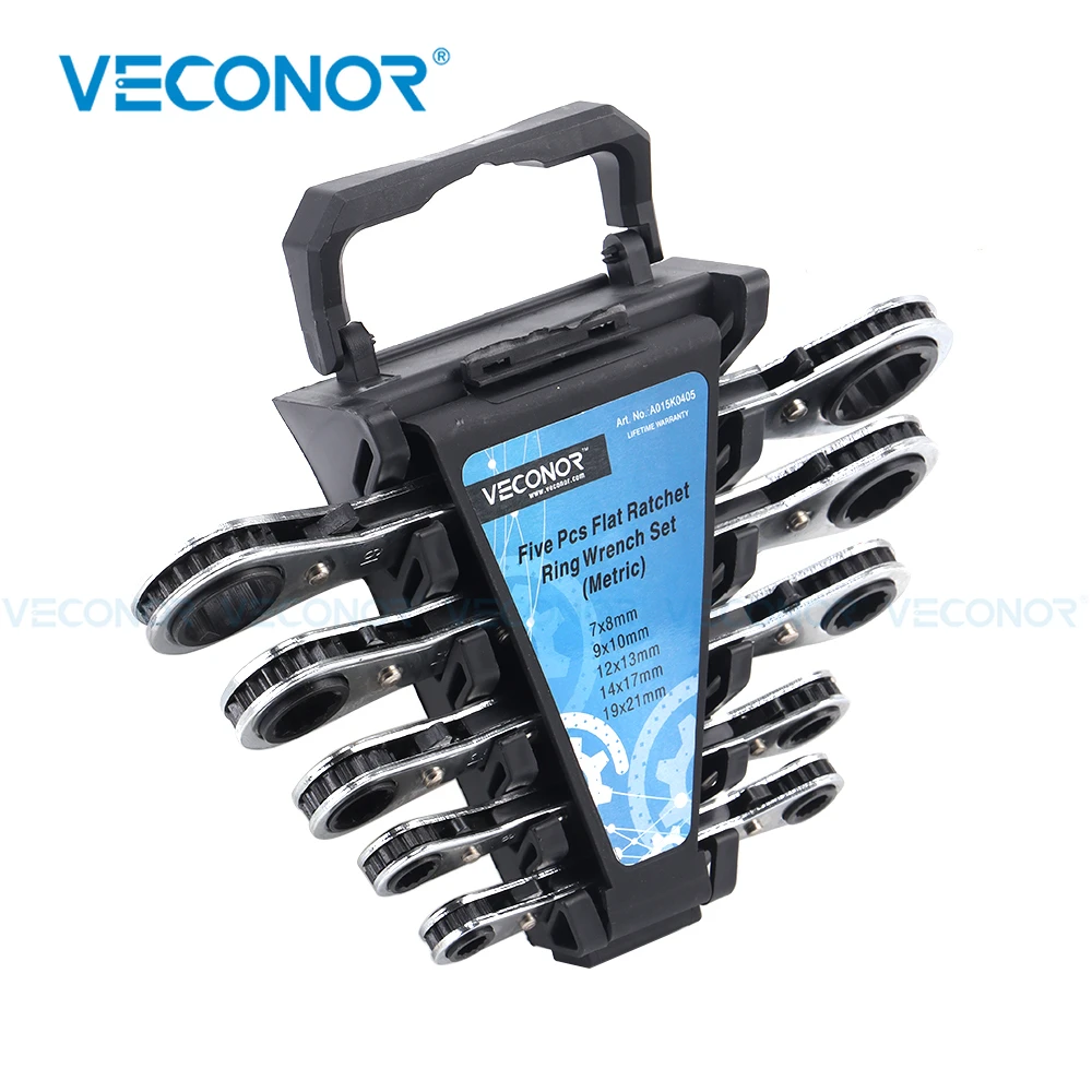 Ratchet Wrench Spanner Keys Set Double Reversible Head Dual 72T ...