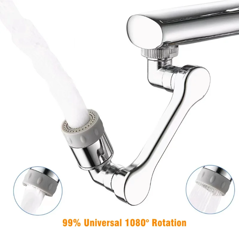 1080-Swivel-Faucet-Aerator-Splash-Dual-Mode-Kitchen-Tap-Extend-Water ...