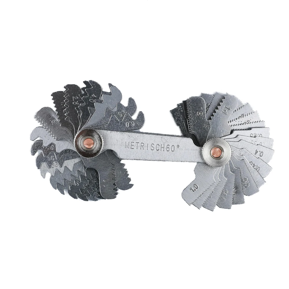 Thread-Pitch-Gauge-for-Measuring-Tool-Metric-Imperial-58pcs-Blade-US ...