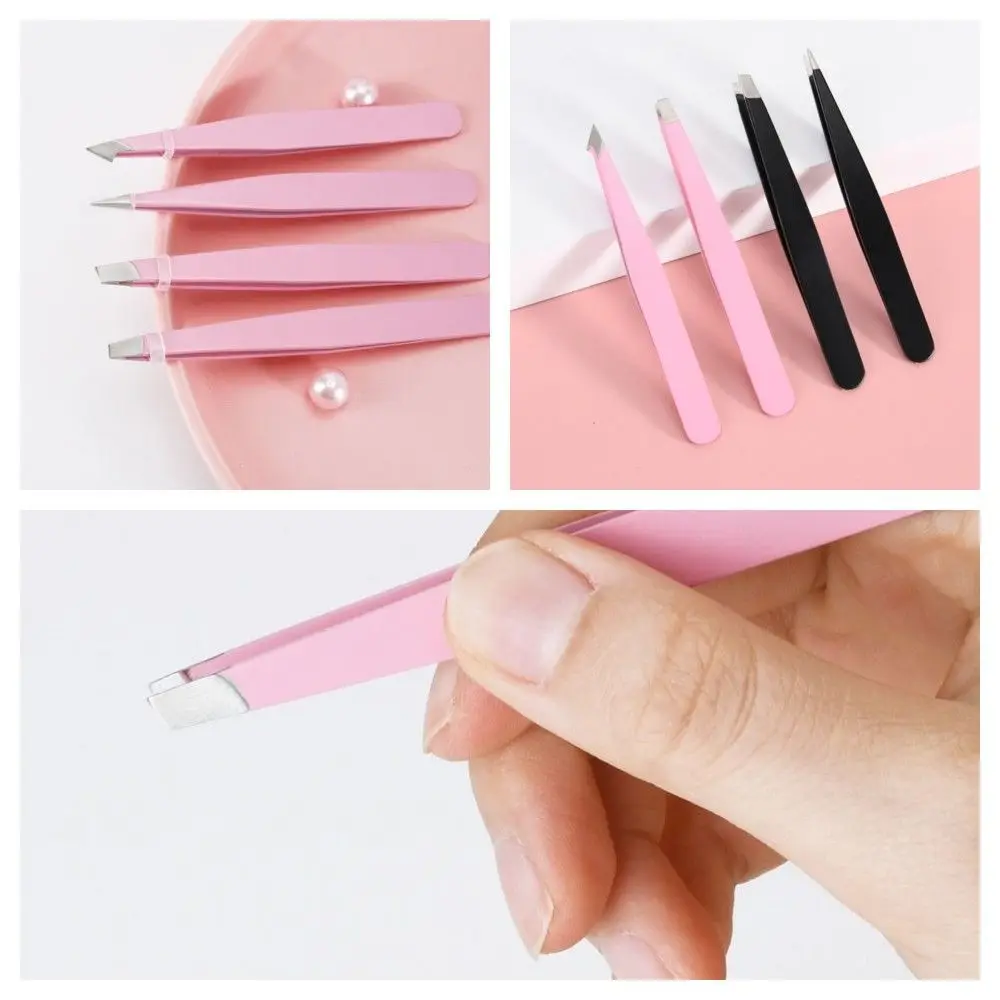 Multi-Purpose-Pinzas-Eyebrow-Tweezers-Fine-Hairs-Puller-Slanted-Eye ...