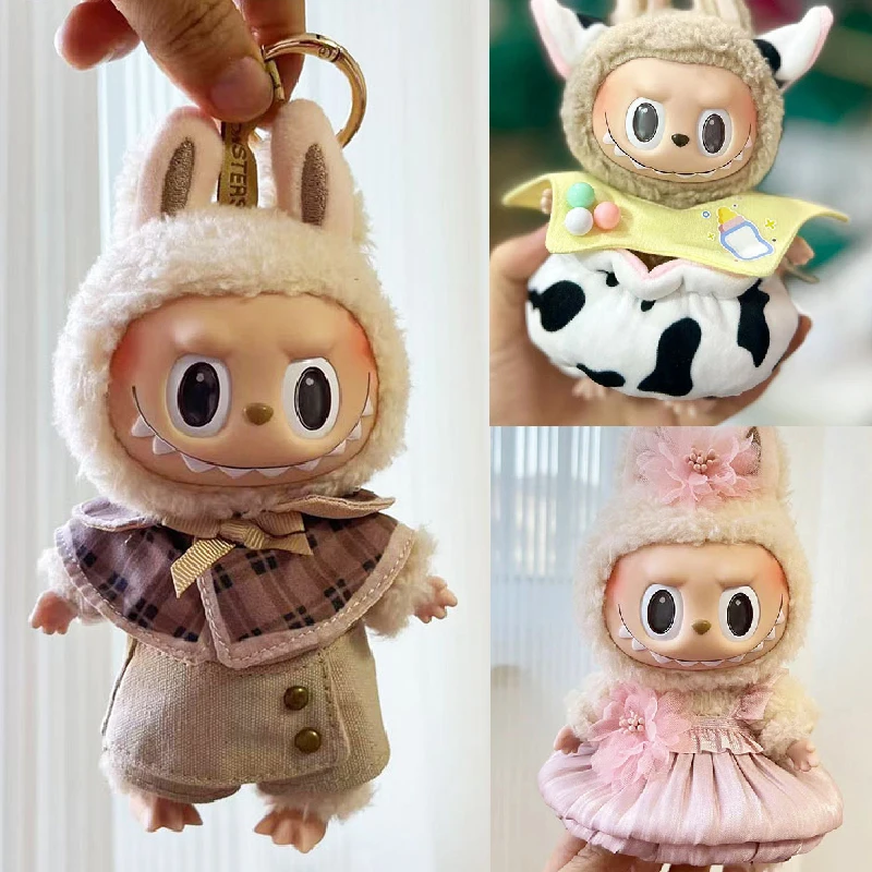 Pakaian-Labubu-15cm-liontin-Macaron-Chill-Filled-Aksesori-boneka-kain ...