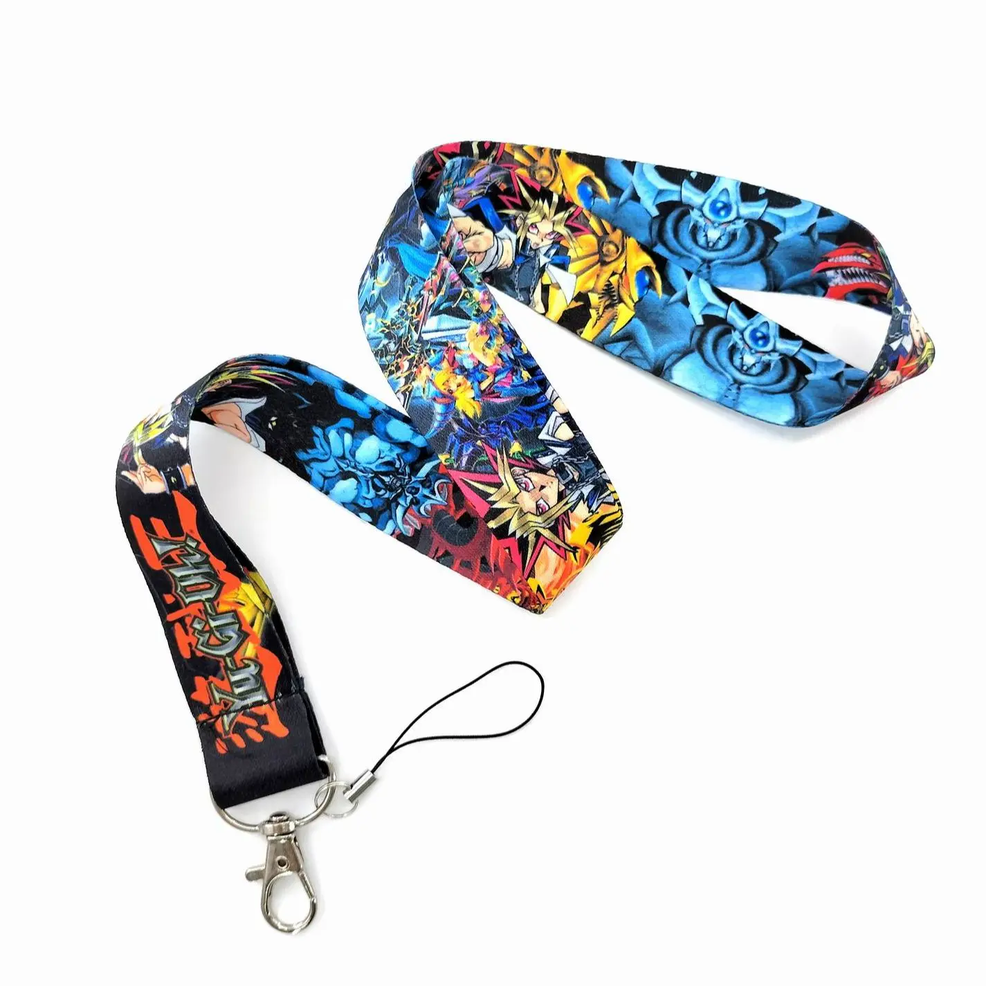 Cartoon Yu-Gi-Oh! Key Lanyard ID Badge Holders Animal Phone Neck Straps ...