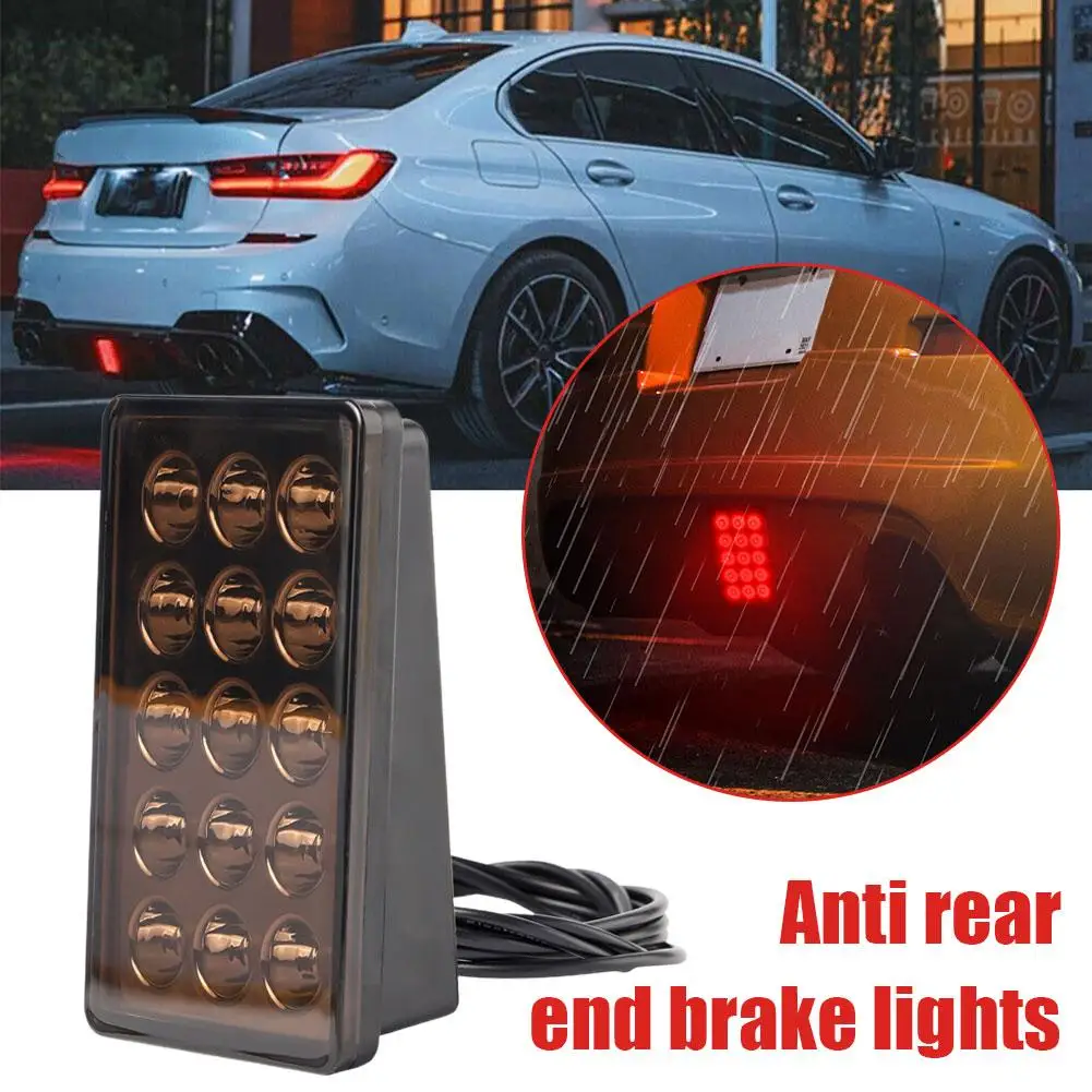 Smoked-F1-Style-Third-Brake-Light-Strobe-Tail-Stop-Light-Fog-Drl-Light ...