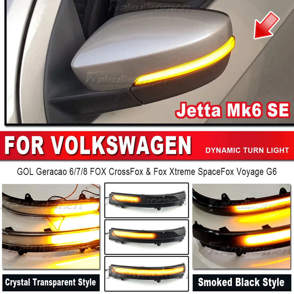 Dynamic-Turn-Signal-Light-For-VW-Jetta-6-GLI-Hybrid-Vento-Scirocco-EOS ...