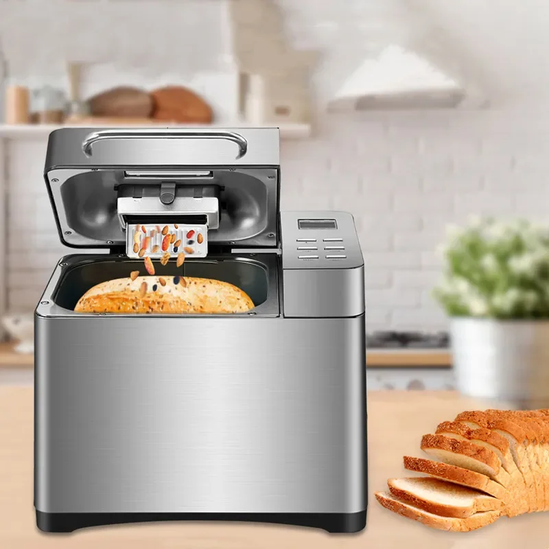 Stainless-Steel-1KG-19-in-1-Automatic-Bread-Maker-Bread-Machine-Bread ...