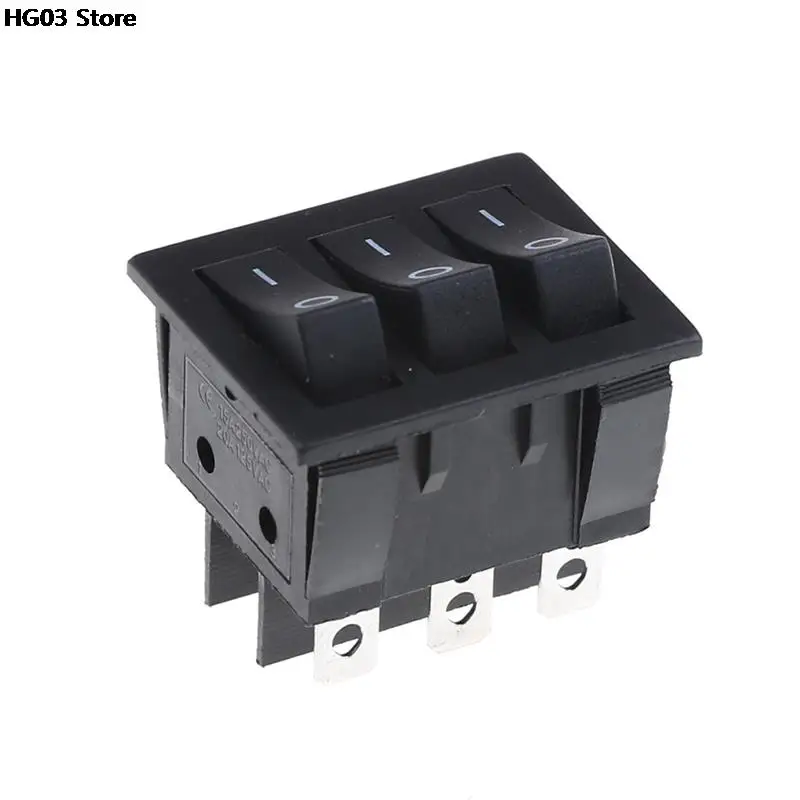 KCD3-34-40-Big-Rocker-Switches-Black-Three-Way-Switch-9-Pin-2-Position ...