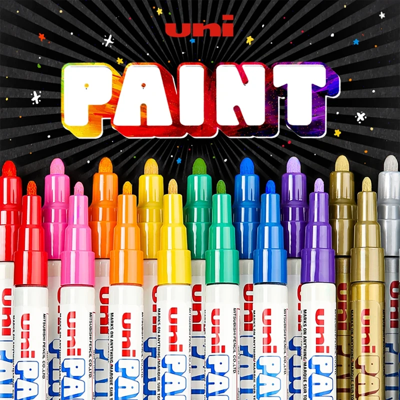 1pcs Japan Paint Marker UNI PX-21 Notes Industrial Pen Round Head Thick ...