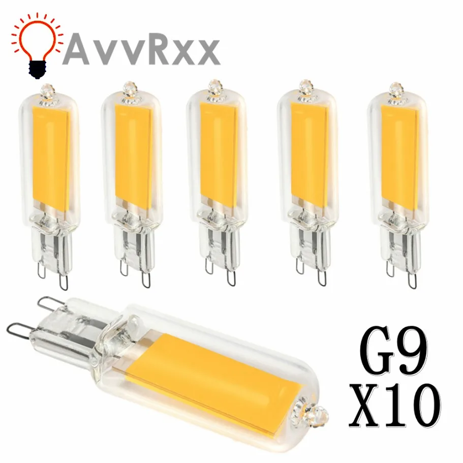 Super Bright G9 LED Light Bulb 7W 9W 12W15W AC/DC 12V 220V Glass Lamp ...