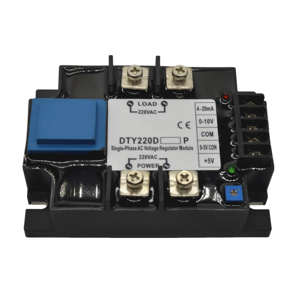 Regulador de voltaje de estado sólido monofásico, módulo regulador de potencia de 4 20mA 0 10V ...