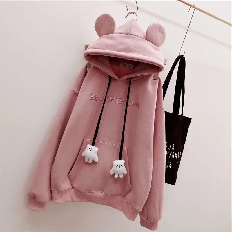 Sudadera-con-capucha-Little-Bear-para-mujer-edici-n-coreana-dise-o ...