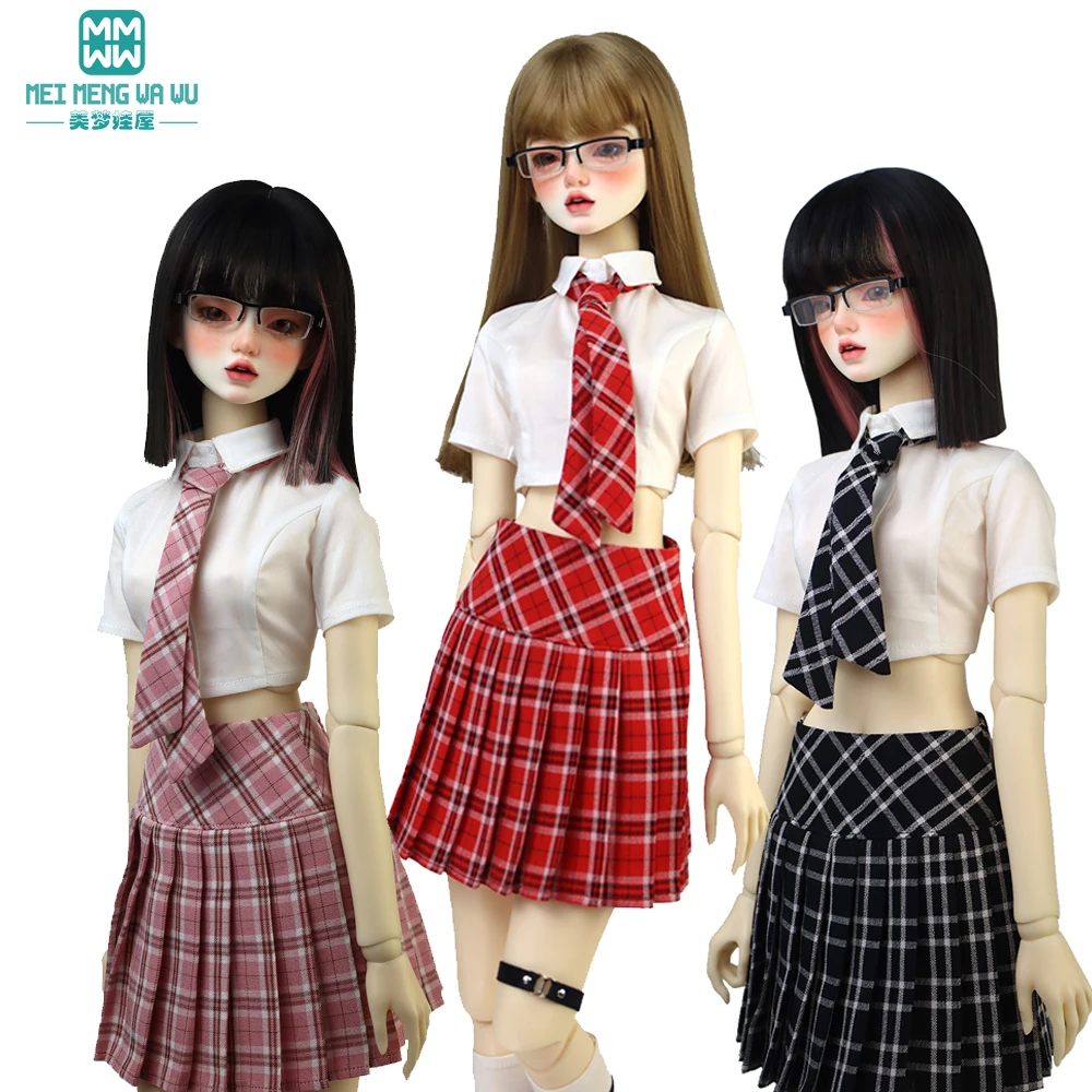 Ropa-de-mu-eca-BJD-uniforme-escolar-de-falda-corta-para-la-universidad ...