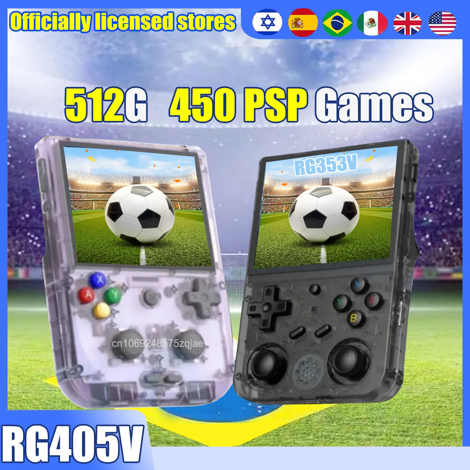 ANBERNIC-Portable-PSP-Handheld-Game-Console-IPS-Touch-Screen-T618 ...