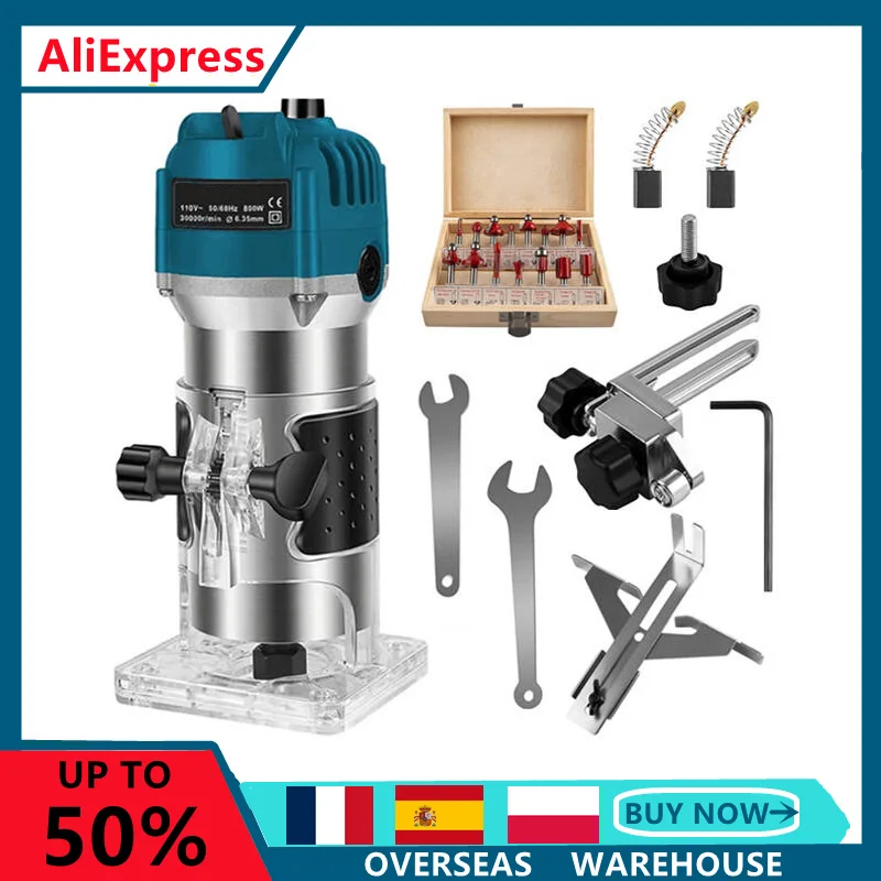 Enrutador-de-madera-de-800W-recortador-el-ctrico-para-carpinter-a ...