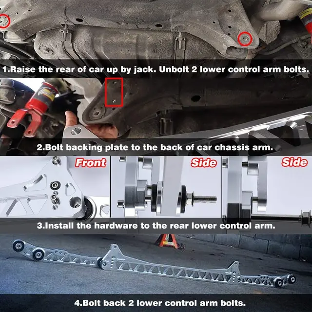 Suspencion Trasera Honda Civic 95 Rear Lower Control Arm & Subframe ...