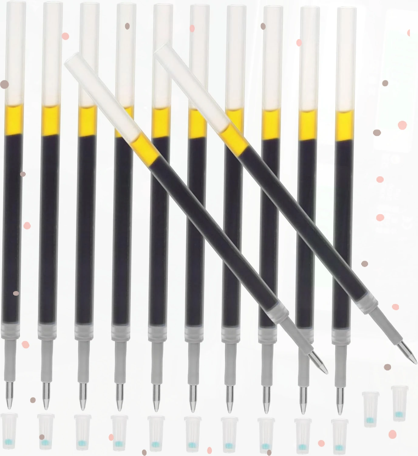 100pcs-Gel-Refill-Pen-Ink-Refills-Replacements-for-K35-Portable ...