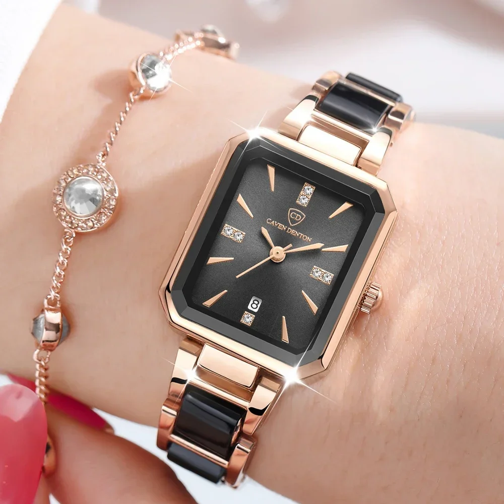 Reloj-elegante-de-cer-mica-para-mujer-marca-de-lujo-resistente-al-agua ...