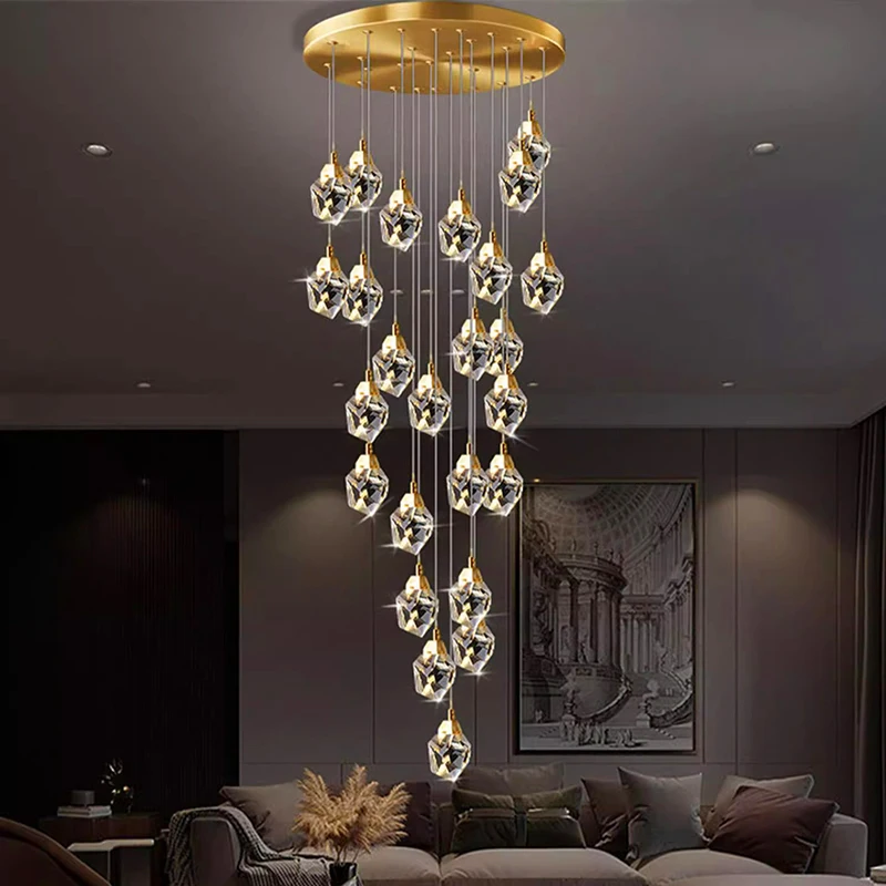 Modern-home-decor-led-lights-pendant-light-lamps-forstaircase ...