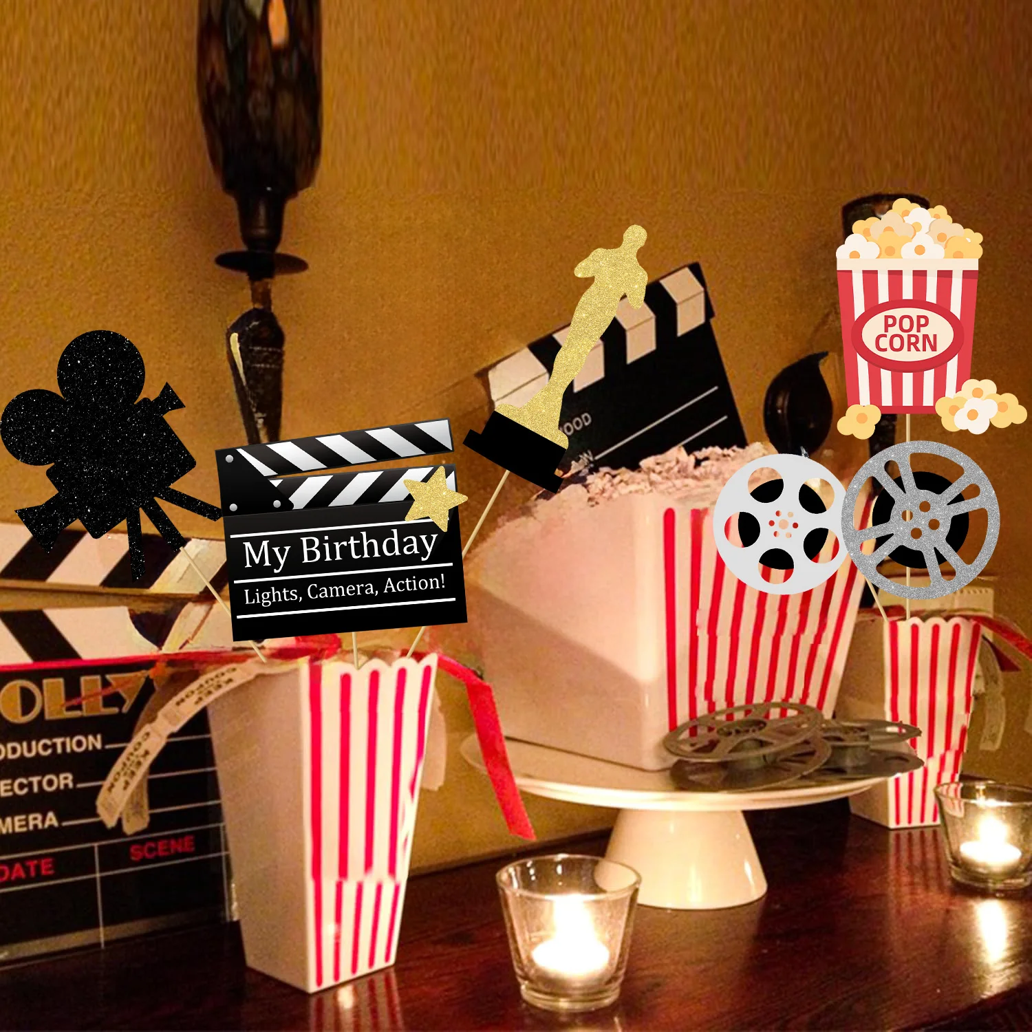 Oscar Movie Themed Creative Photo Props Vase Insertion Exquisite DIY ...