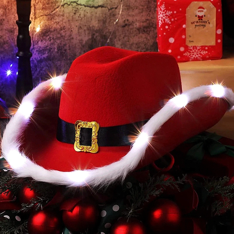 Christmas Cowboy Hat