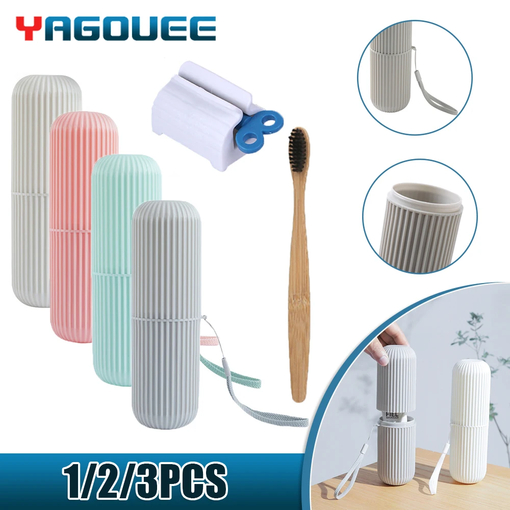 1-2-3PCS-Travel-Toothbrush-Portable-Toothpaste-Holder-Toothbrush ...