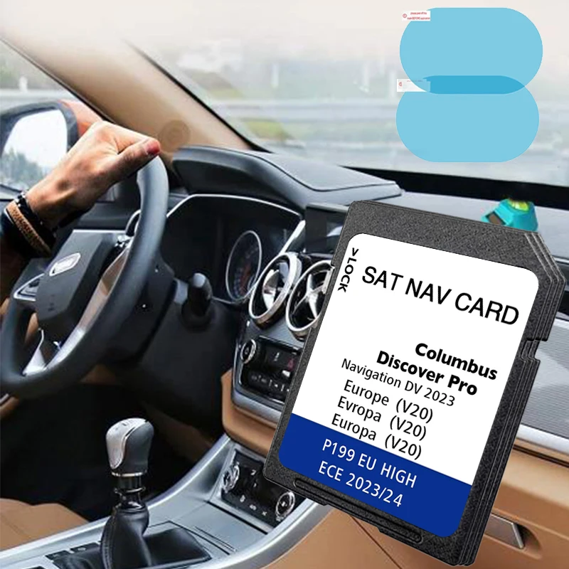 32GB Discover Media Navigation Sat Nav DV V20 Gps Sd Card Europe Naving ...