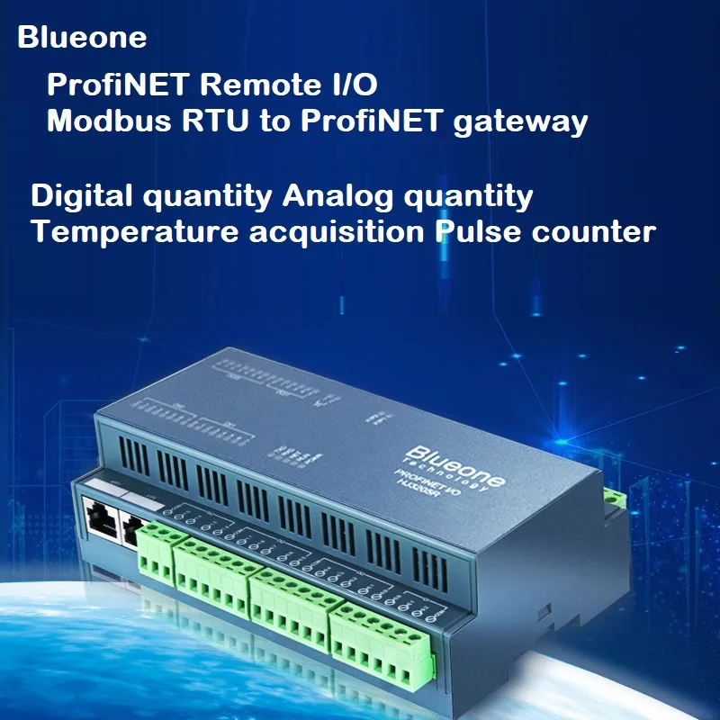 Profinet distributed IO module PN bus digital analog temperature ...