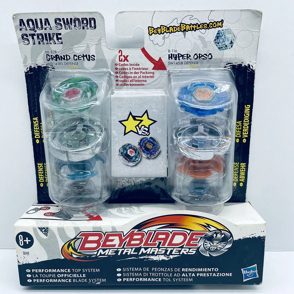 BEYBLADE-BB28-METAL-Master-GRAND-CETUS-WD-145RS-defensa-y-B-116-HYPER ...