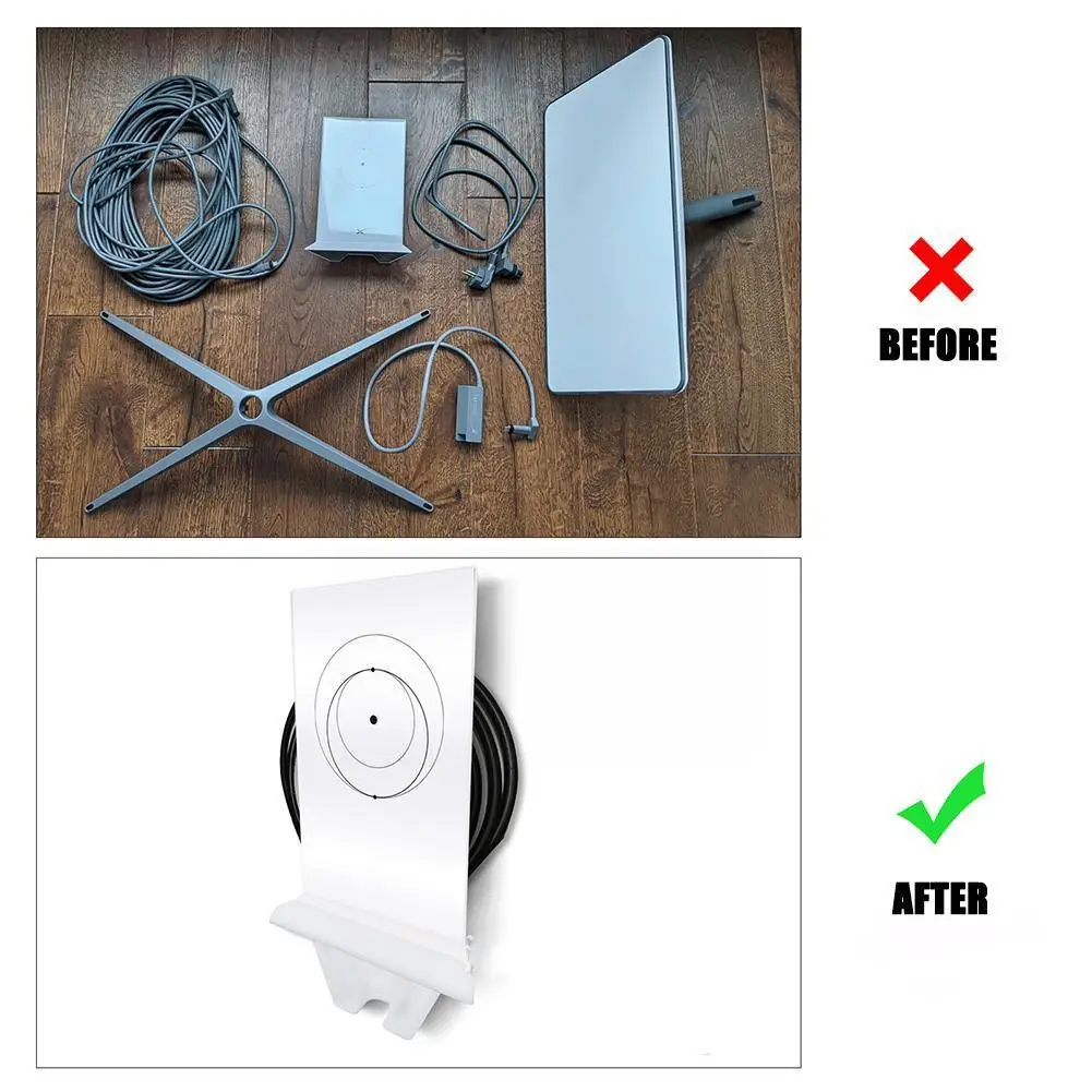 Soporte-protector-de-enrutador-WiFi-blanco-montaje-en-pared-soporte ...