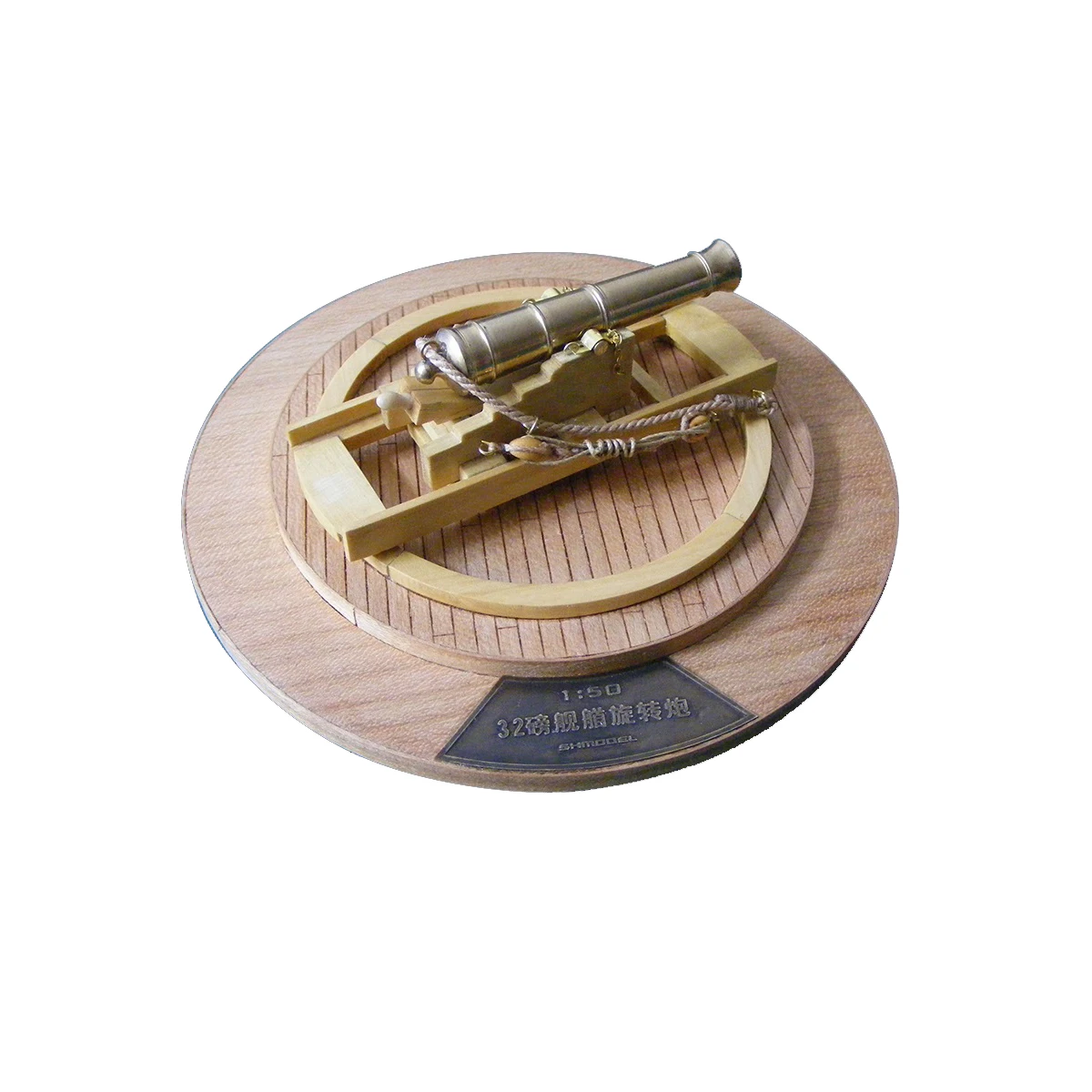 Sacle 1/50 Classic wooden ship's cannons 32 Pounds ship rotary guns ...