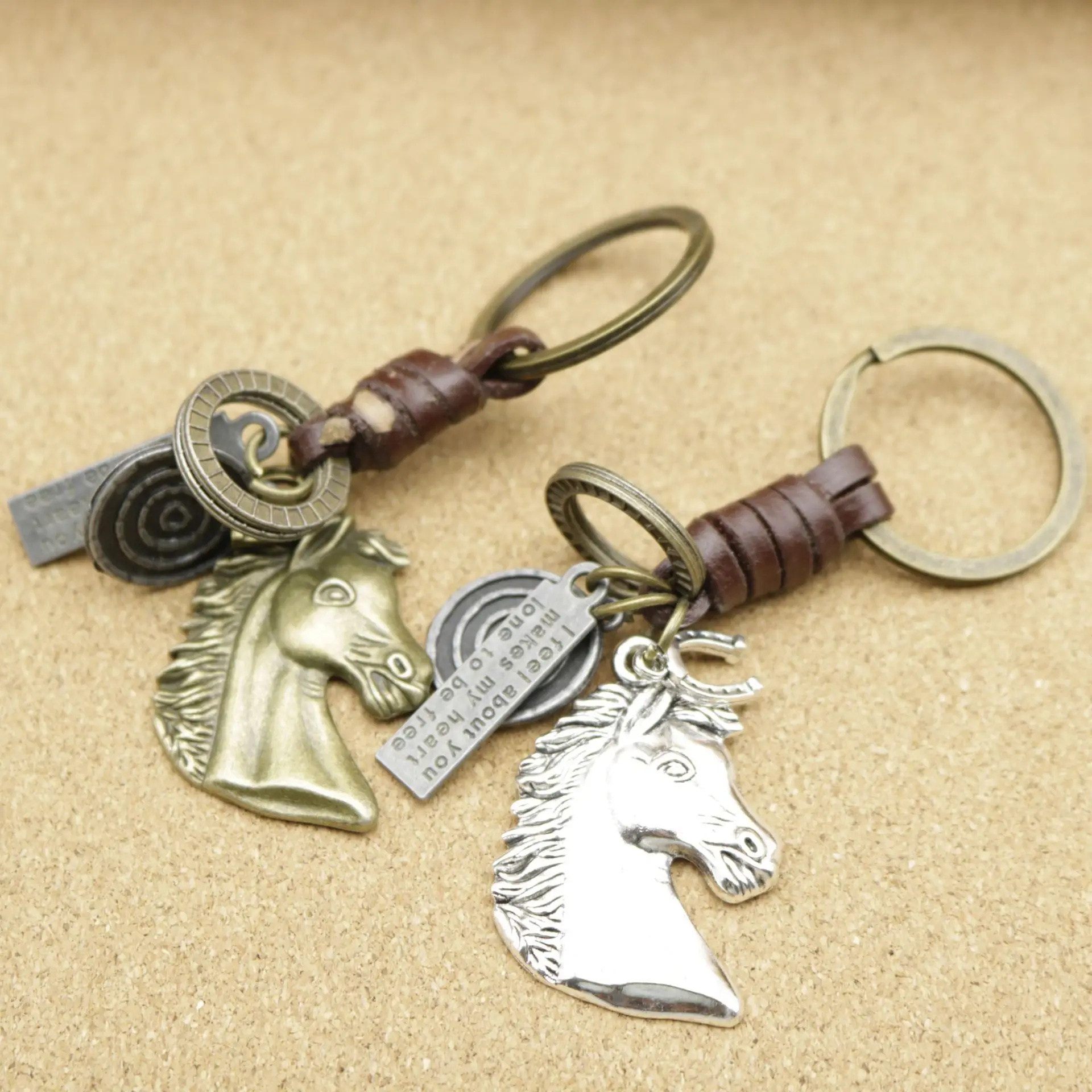 Creative-key-chain-men-s-and-women-s-small-gifts-alloy-bronze-horse ...