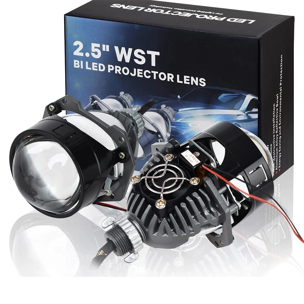 90W-2-5-Inch-Angel-Eyes-Mini-Bi-Led-Lens-Universal-Projectors-For-H4-H7 ...