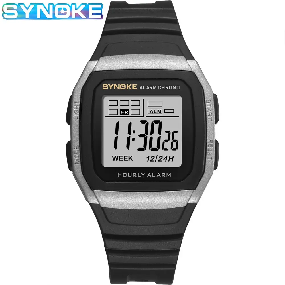 SYNOKE-Student-Electronic-Watch-Outdoor-Sports-Boy-Luminous-Waterproof ...