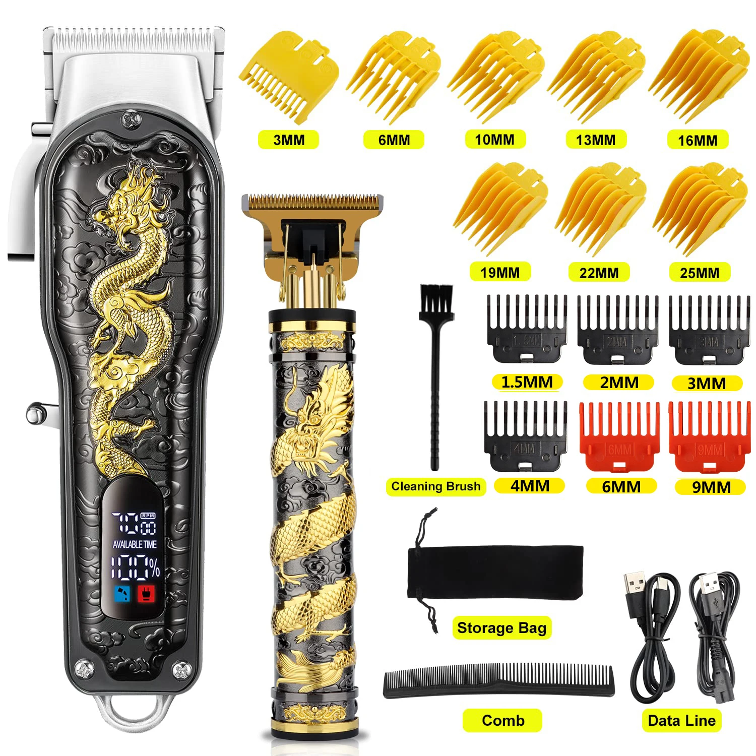 Original Hair Clipper Professional Set Hair Cutting Machine Electric ...