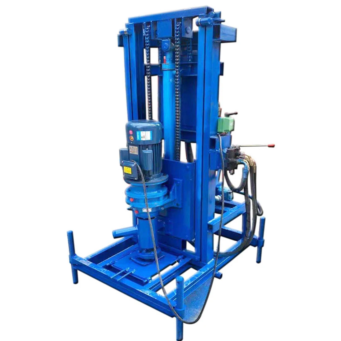 Small Well Drilling Rig/100m Deep Drilling Rig/electric Household ...