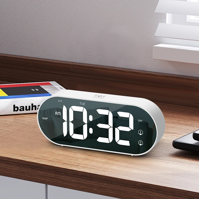 2022-New-LED-Alarm-Clock-Multi-Functional-Bedside-Digital-Electronic ...