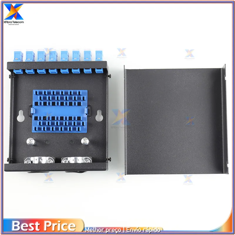 8 Port Upc/apc Fiber Patch Panel Desktop Pigtail Optical Fiber Terminal ...