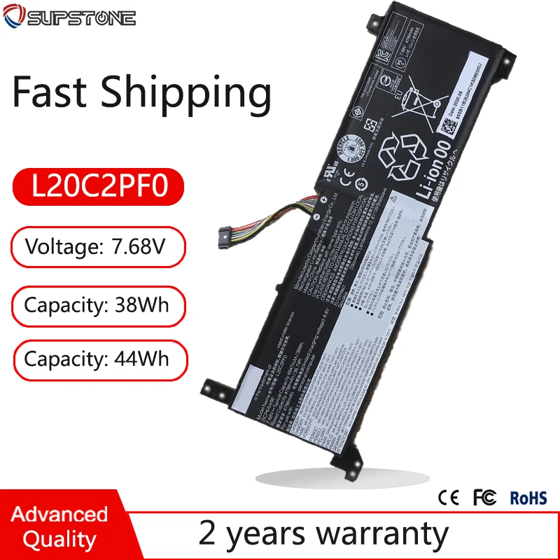 L20C2PF0 L20C3PF0 Laptop Battery For Lenovo IdeaPad 3-14ITL6 ALC6 V14 ...