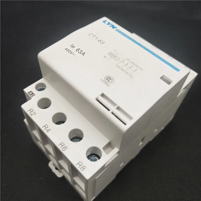 CT1-63 4P 32A 40A 63A 220V 400V~ 50/60HZ Din rail Household ac Modular ...